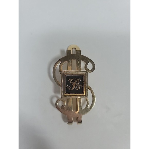 Unbranded | Accessories | Vintage Dollar Sign Money Clip Gold Tone Clip ...